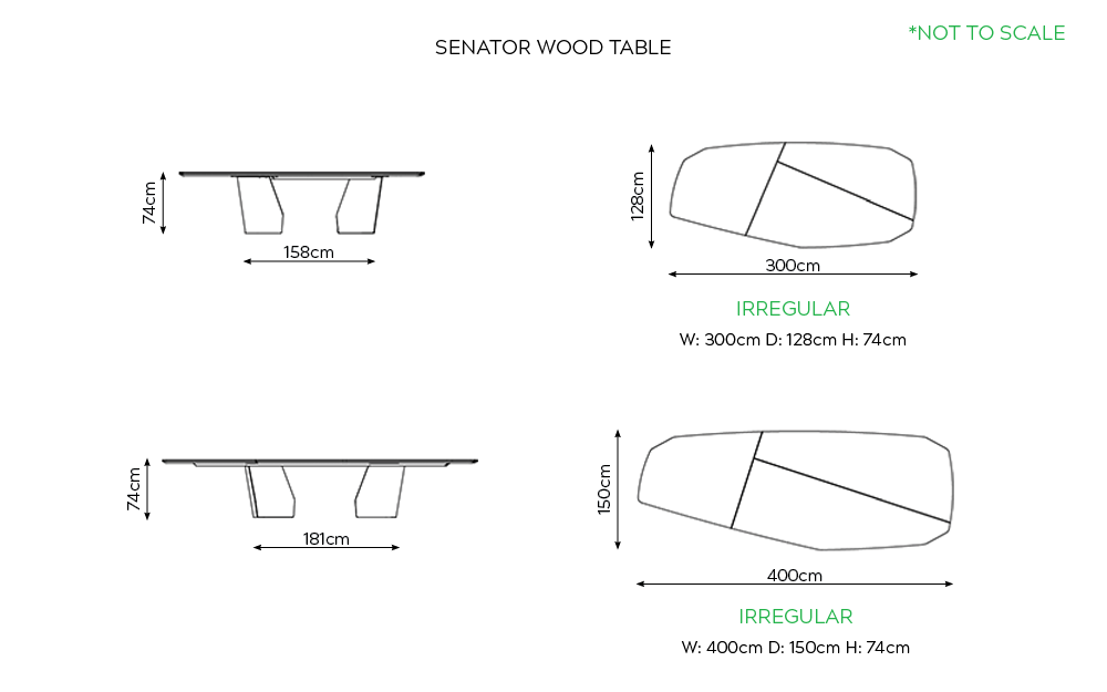 Cattelan Italia Senator Wood Table